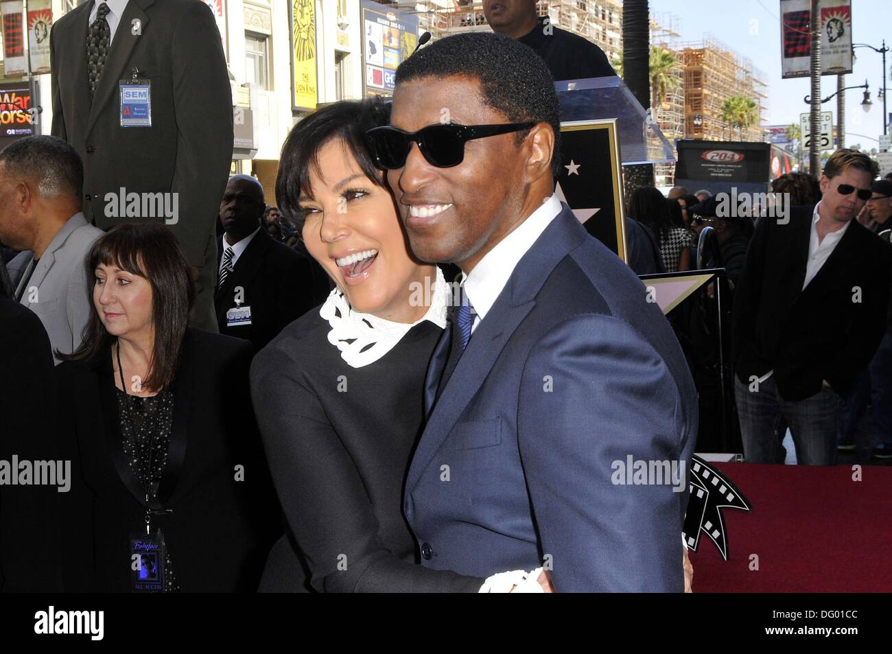 Los Angeles, CA, USA. 10th Oct, 2013. Kris Jenner, Kenny Babyface ...