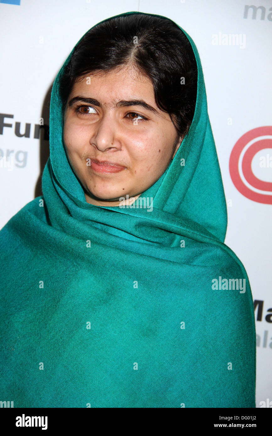 New York, USA. 10th Oct, 2013. MALALA YOUSAFZAI attends the photo op ...