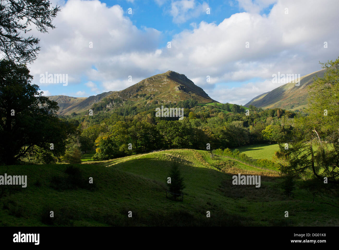 Helm Crag, near Grasmere, Lake District National Park, Cumbria, England ...