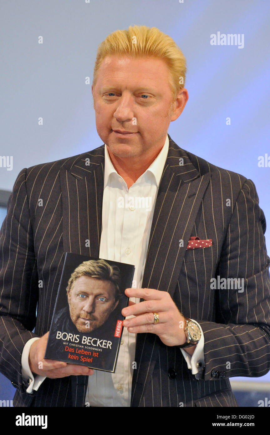 Frankfurt, Germany. 10th Oct, 2013. Former tennis player Boris Becker ...