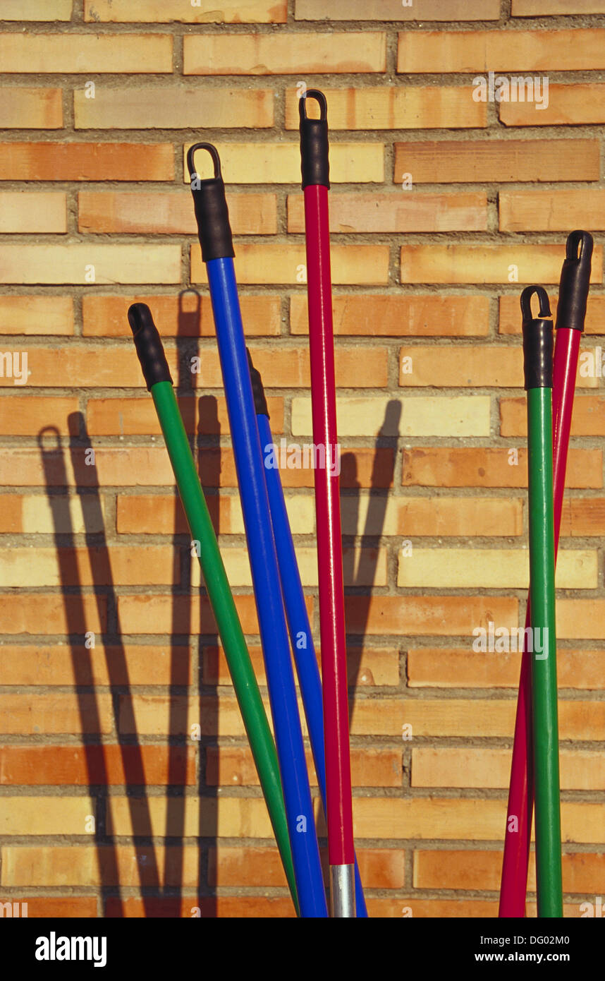 Blue mops hi-res stock photography and images - Alamy
