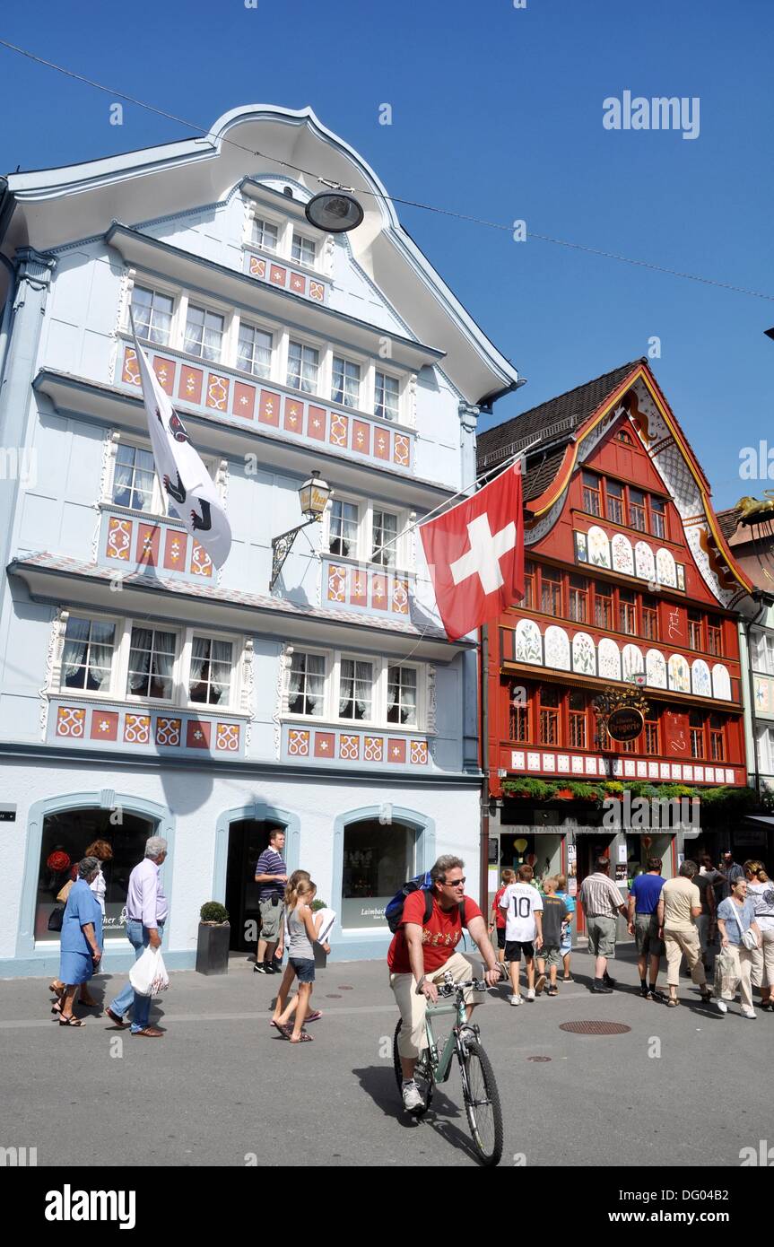 Appenzell switzerland traditional architecture hi-res stock photography ...