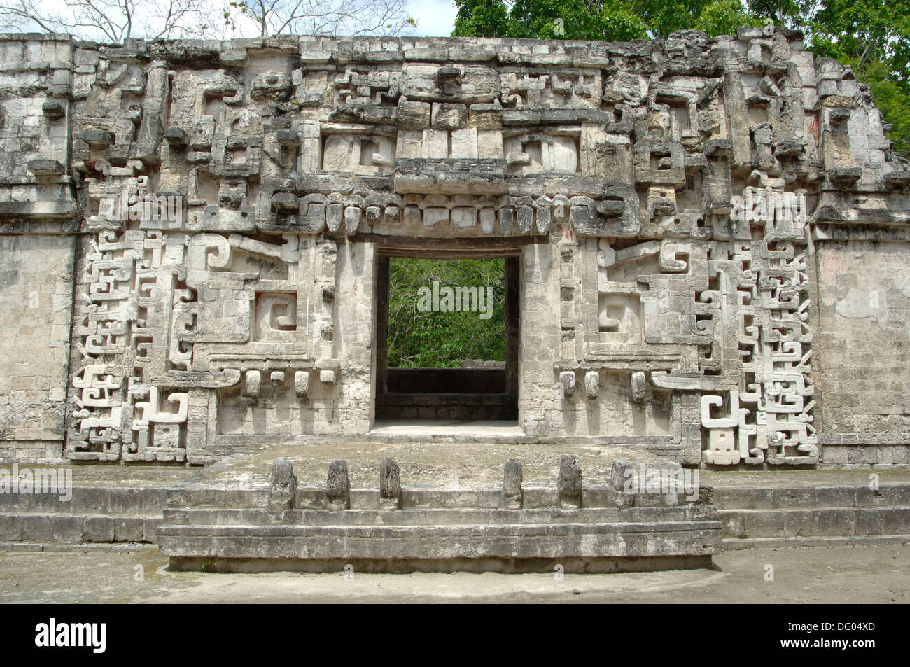 Zona Arqueologica De Chicanna High Resolution Stock Photography and ...