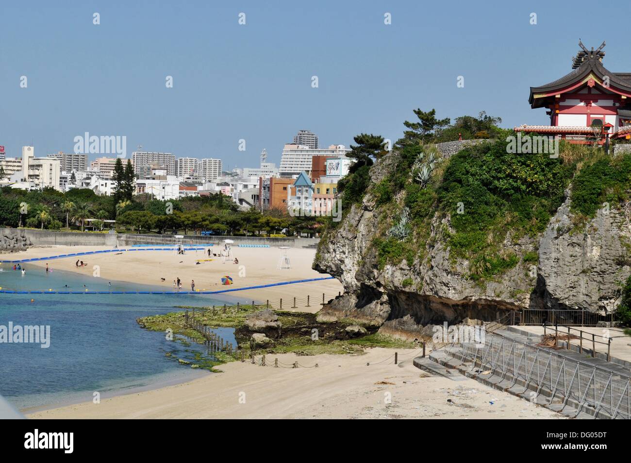 Naminoue beach with naminoue shrine hi-res stock photography and images ...