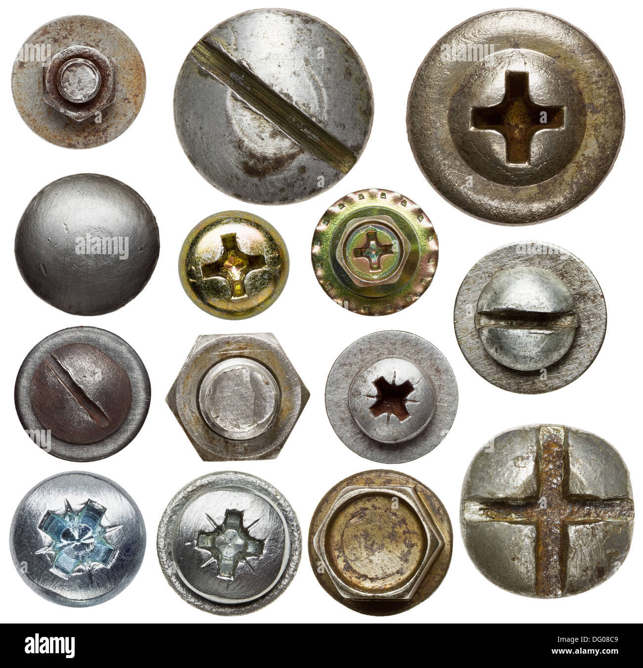 Rivet heads hi-res stock photography and images - Alamy