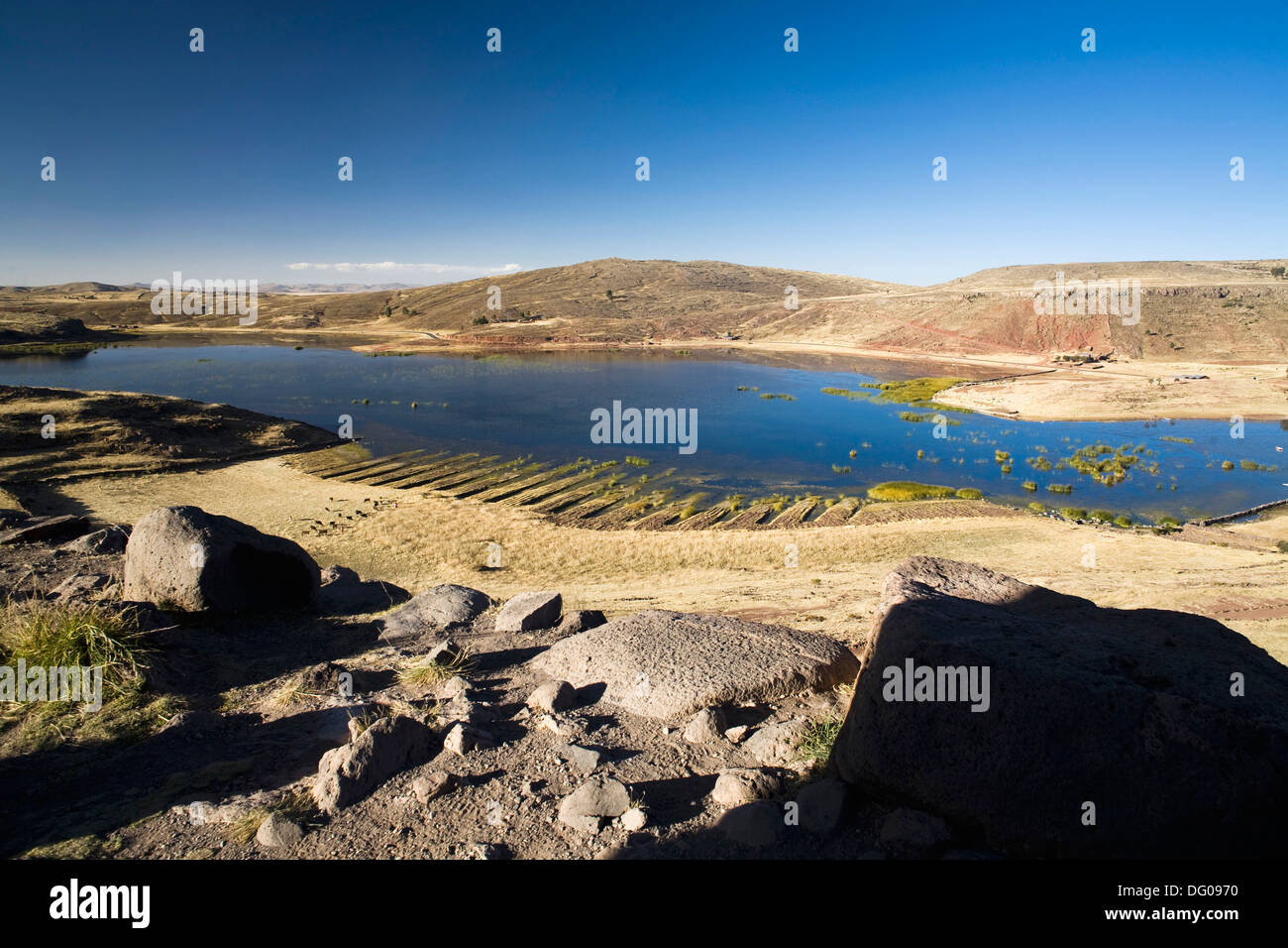 Sillustani Pre Inca Cemetery High Resolution Stock Photography and ...