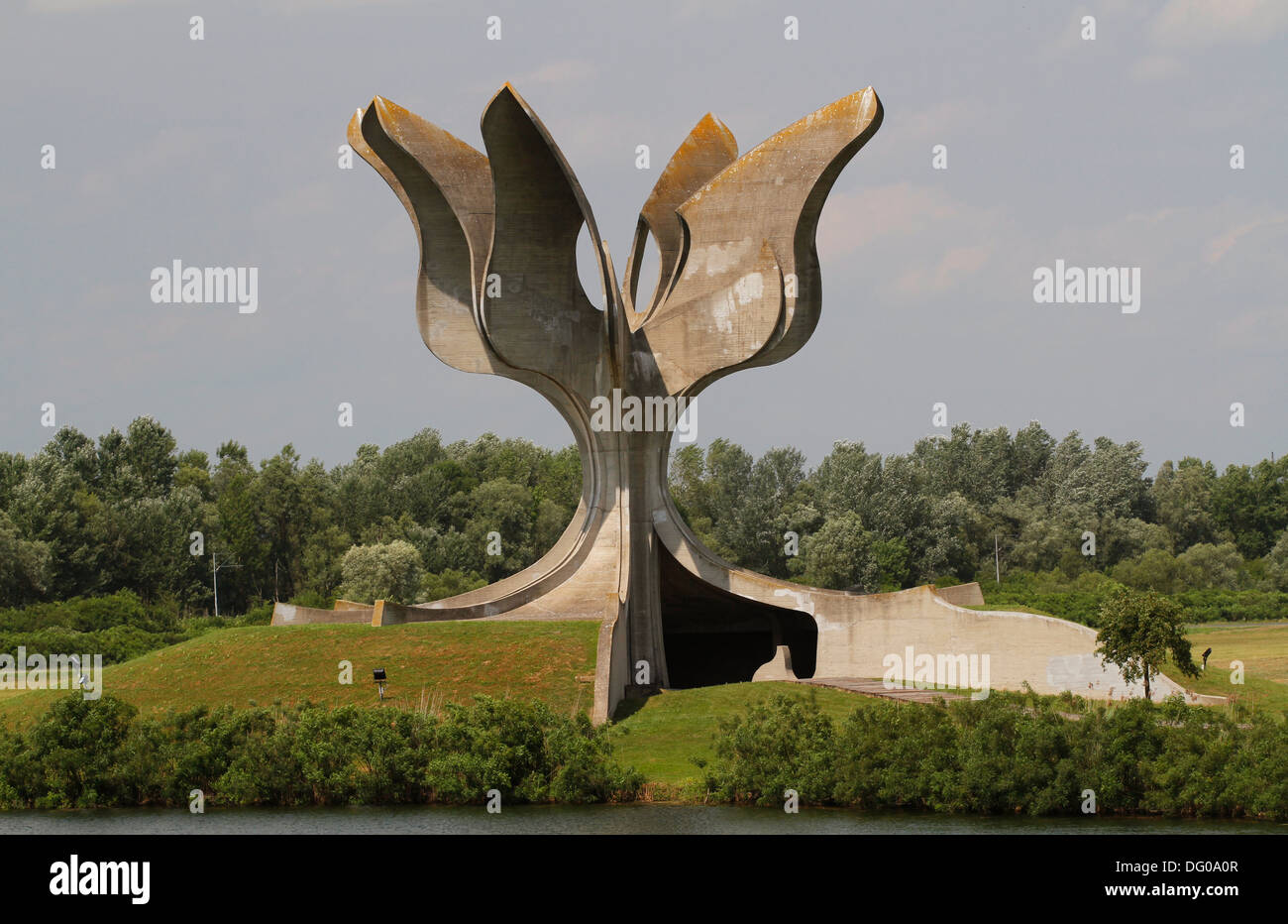 Jasenovac Concentration Camp Monument, High Resolution Stock ...