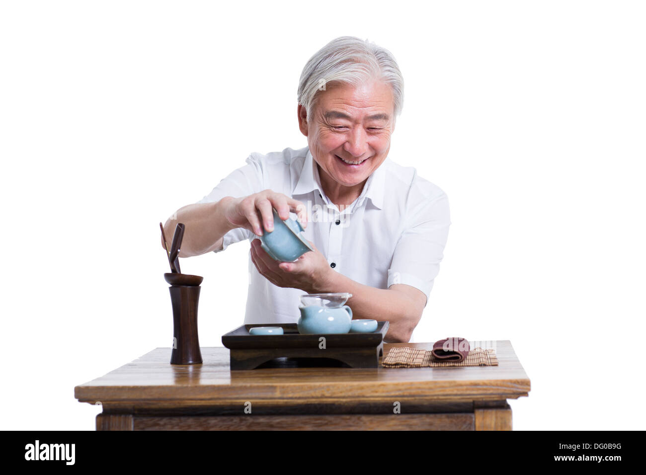 Man having tea hi-res stock photography and images - Alamy