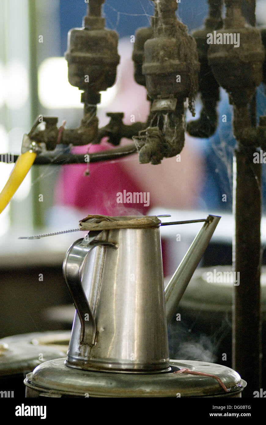 Coffee making utensils Stock Photo - Alamy