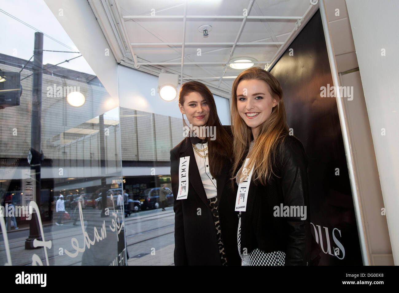 Live Models & Shop Mannequins in Debenhams window at Vogue Fashion's ...