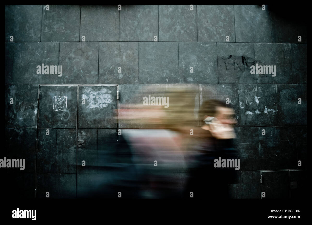 Man passing through wall hi-res stock photography and images - Alamy