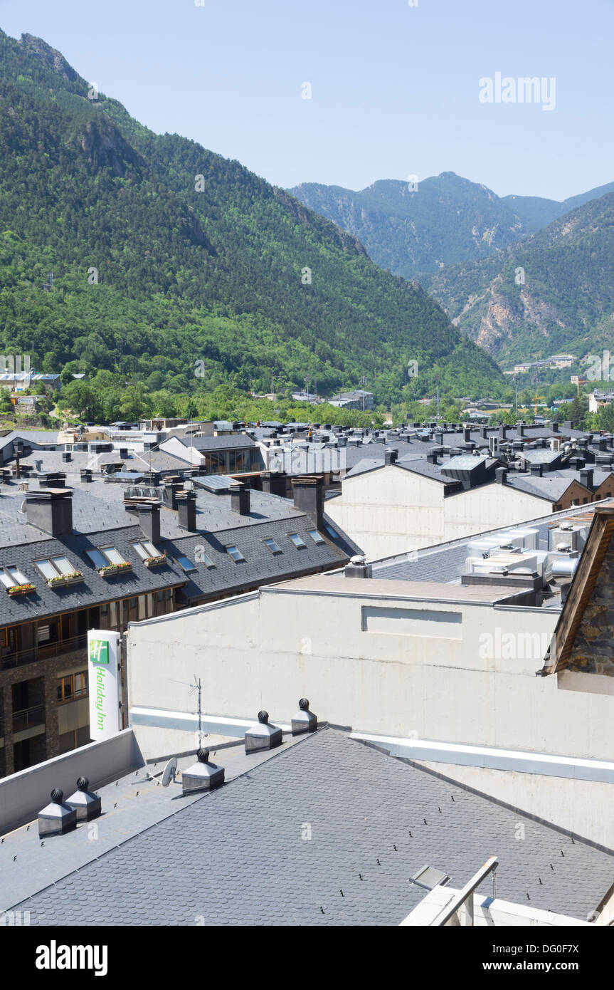 Andorra - capital city Andorra la Vella Stock Photo - Alamy