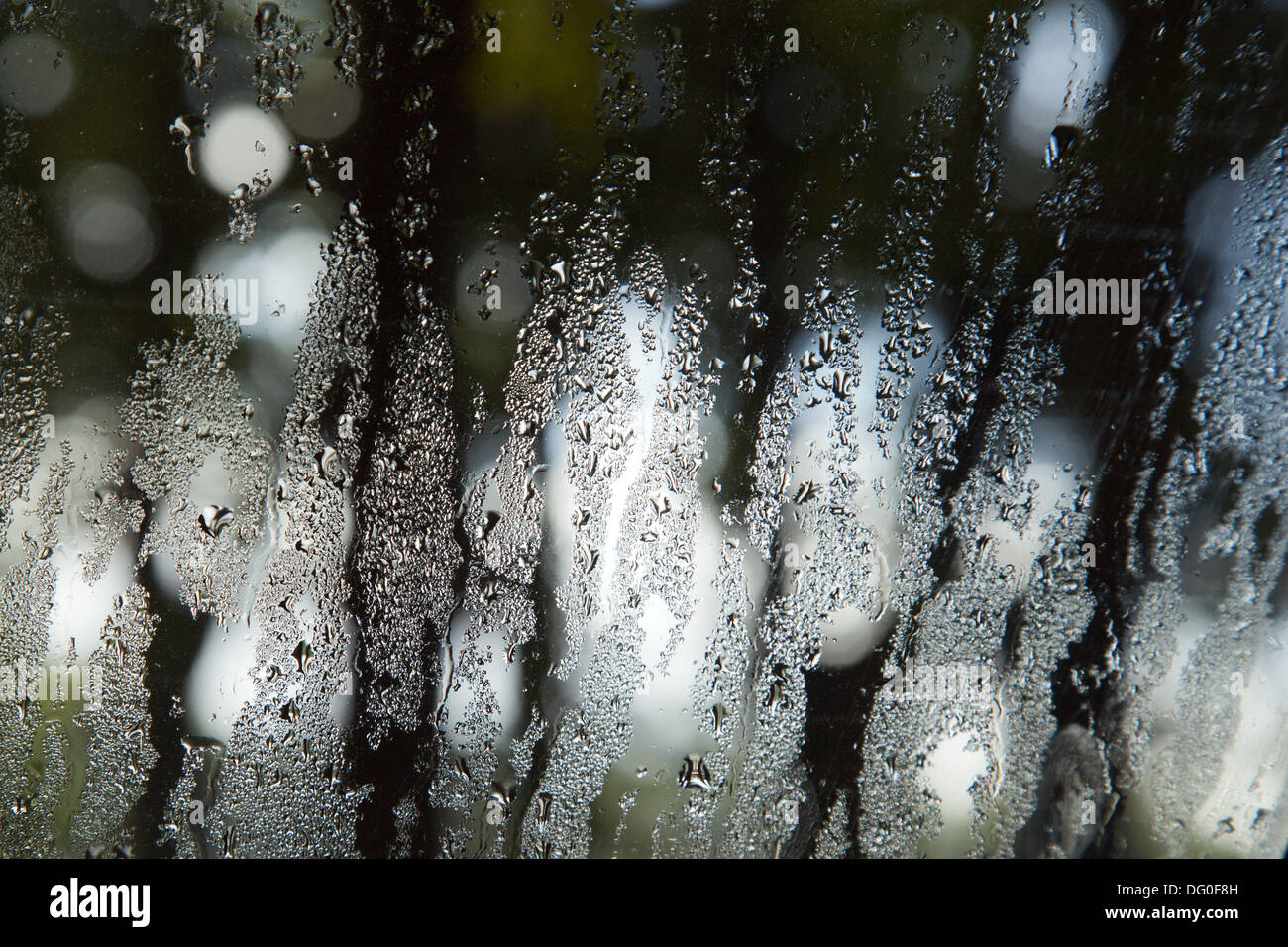 background consisting of windshield with rain drops Stock Photo - Alamy