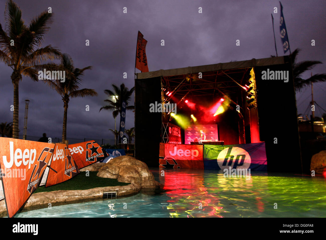 Urban Rage 2009 mountain biking event in Durban, Kwazulu-Natal Stock ...