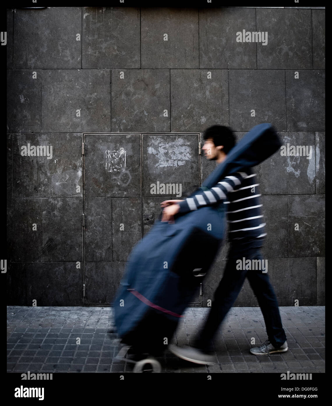 Man passing through wall hi-res stock photography and images - Alamy