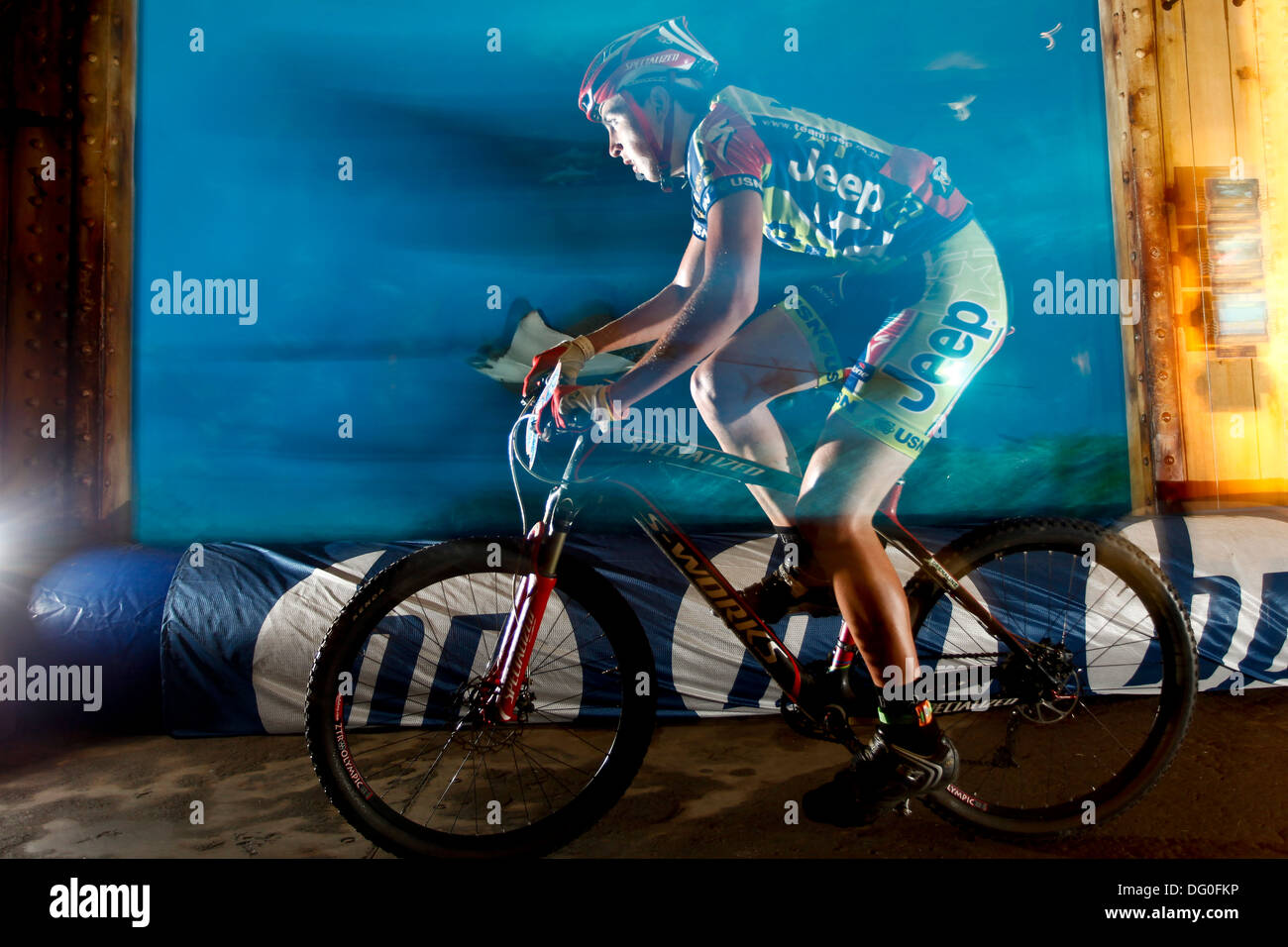 Urban Rage 2009 mountain biking event in Durban, Kwazulu-Natal Stock ...