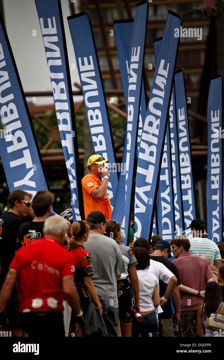 Urban Rage 2009 mountain biking event in Durban, Kwazulu-Natal Stock ...