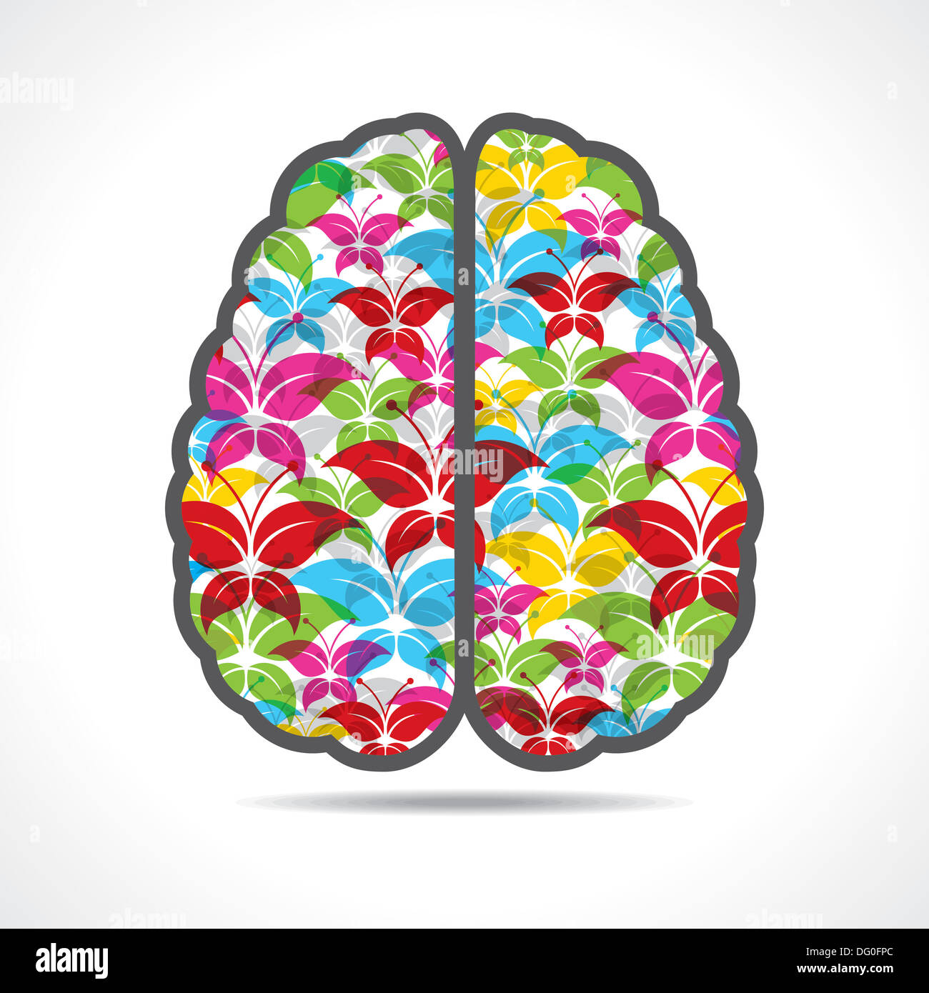 Beautiful colorful human brain hi-res stock photography and images - Alamy