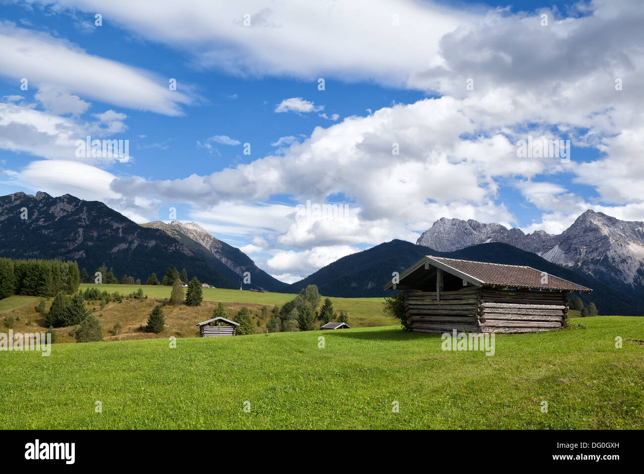 Blue sky over the alps hi-res stock photography and images - Alamy