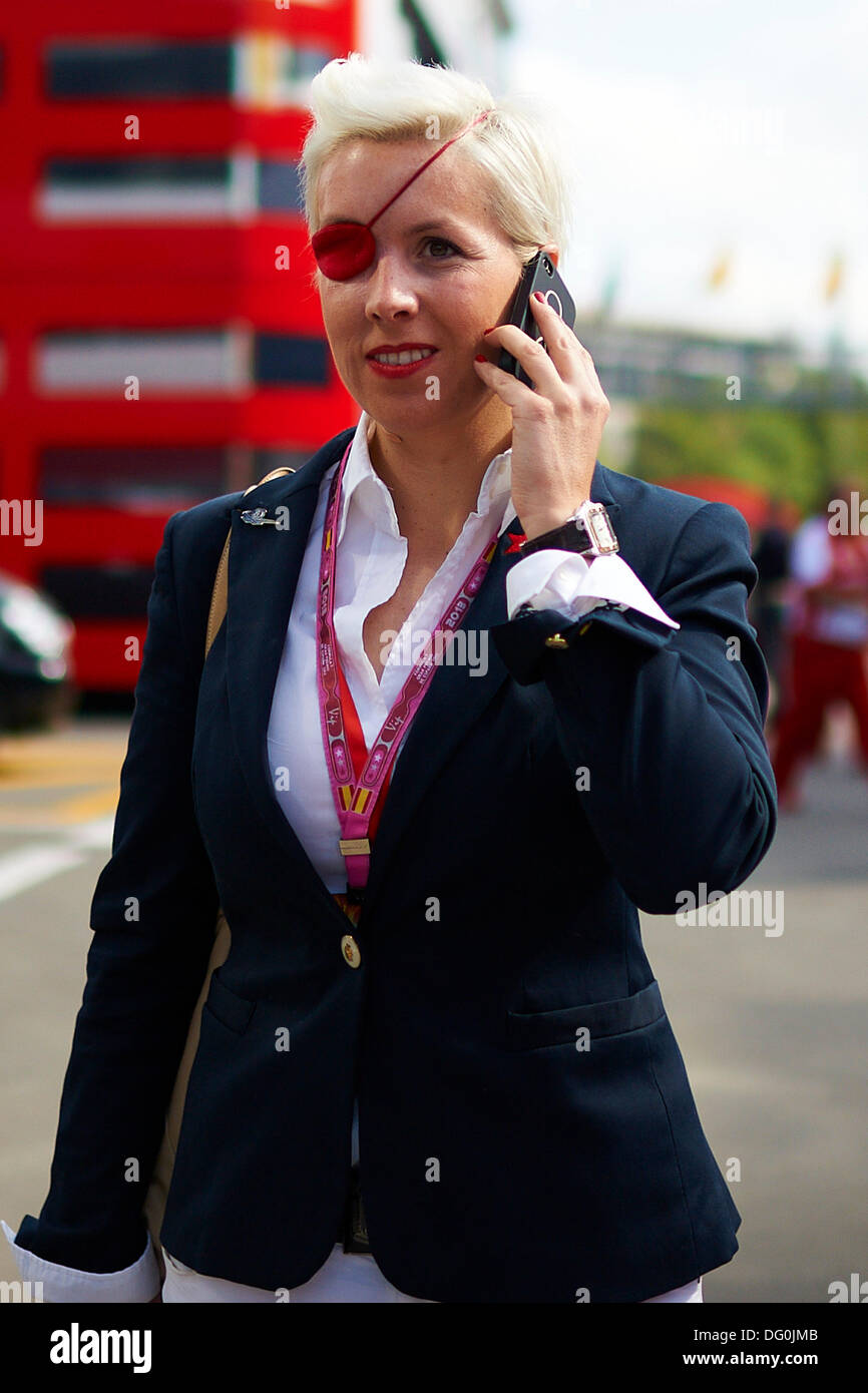 (File) Maria De Villota, pictured during the Formula One GP in ...