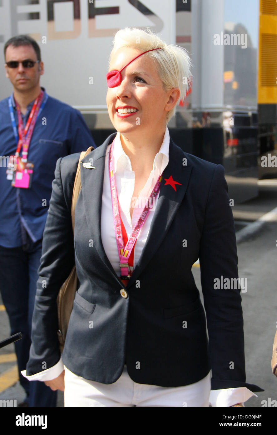(File) Maria De Villota, pictured during the Formula One GP in ...