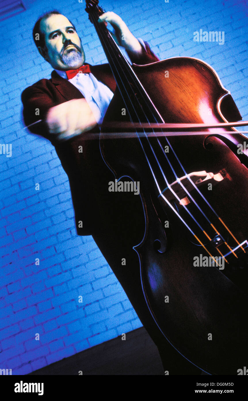 Double bass male hi-res stock photography and images - Alamy