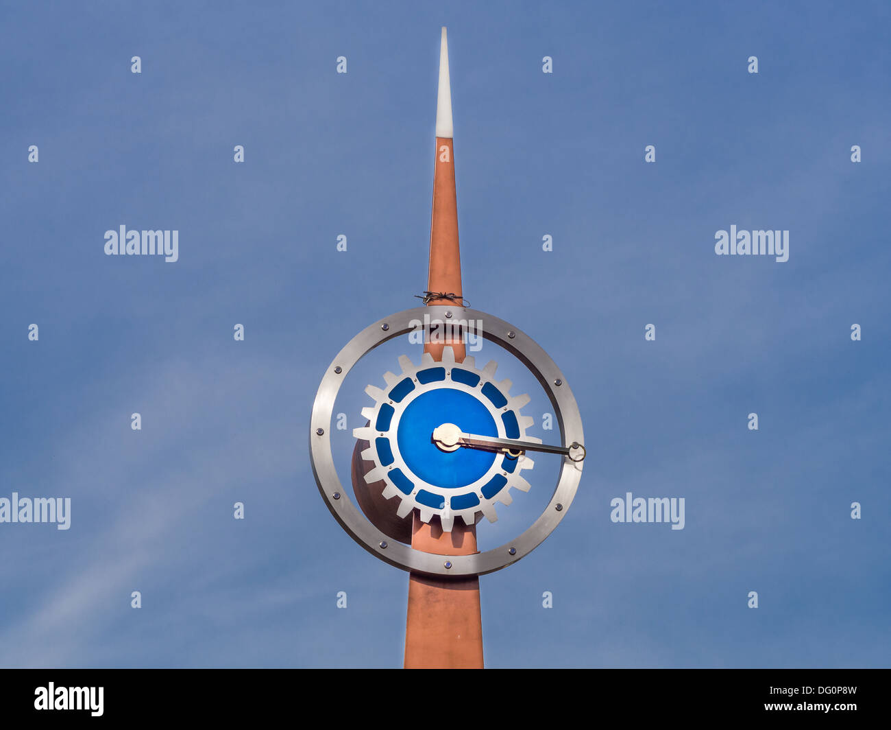 Town center clock hi-res stock photography and images - Alamy