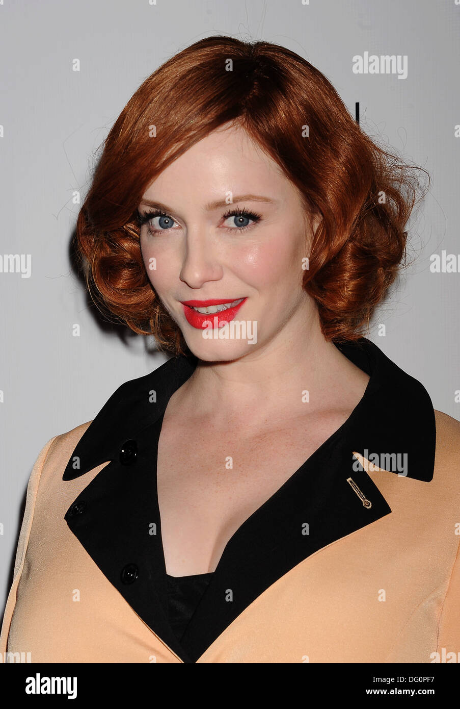 CHRISTINA HENDRICKS US film and TV actress in October 2013. Photo ...