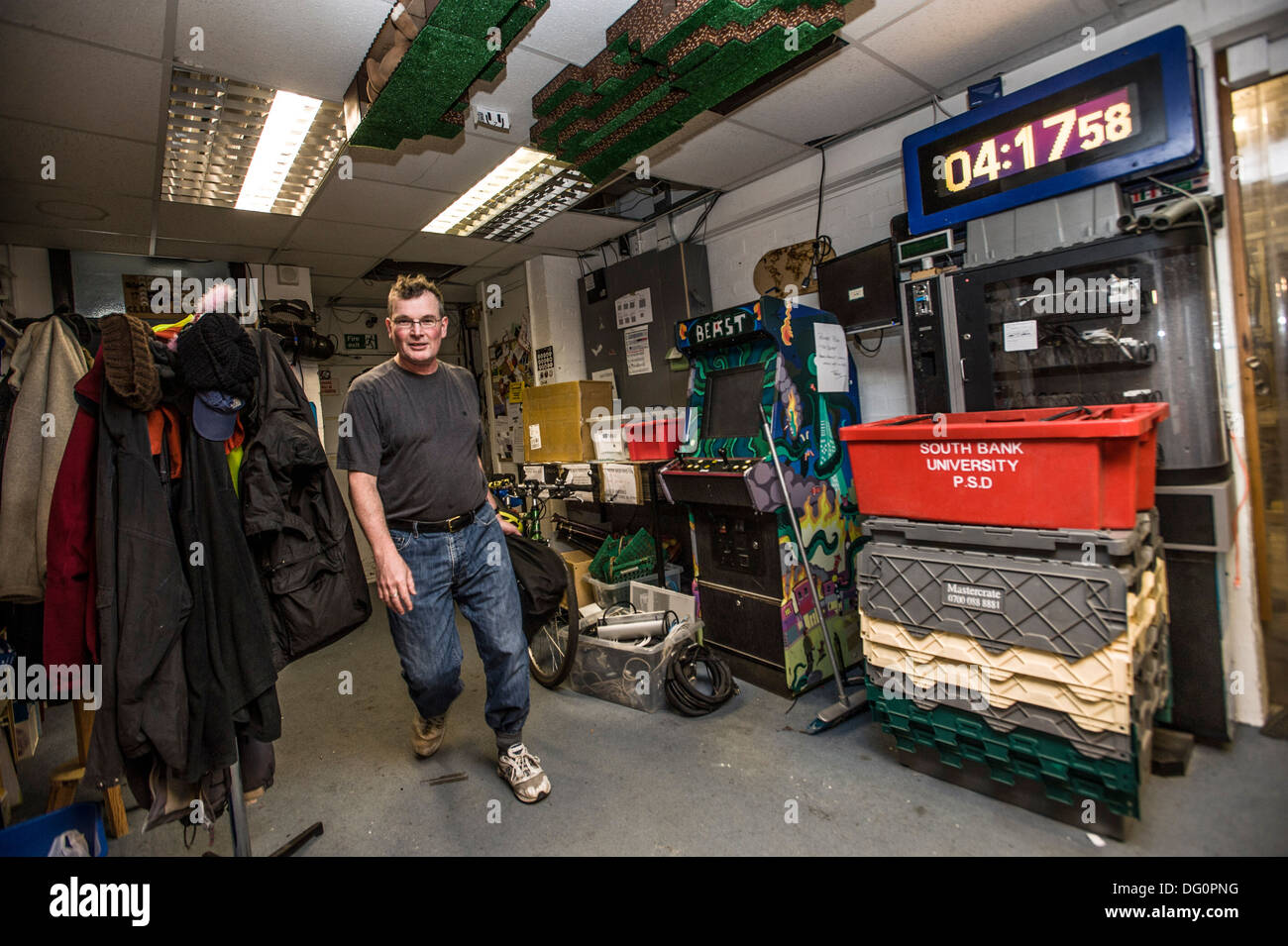 HS member Phil and a server that he has re purposed to power a CB radio ...