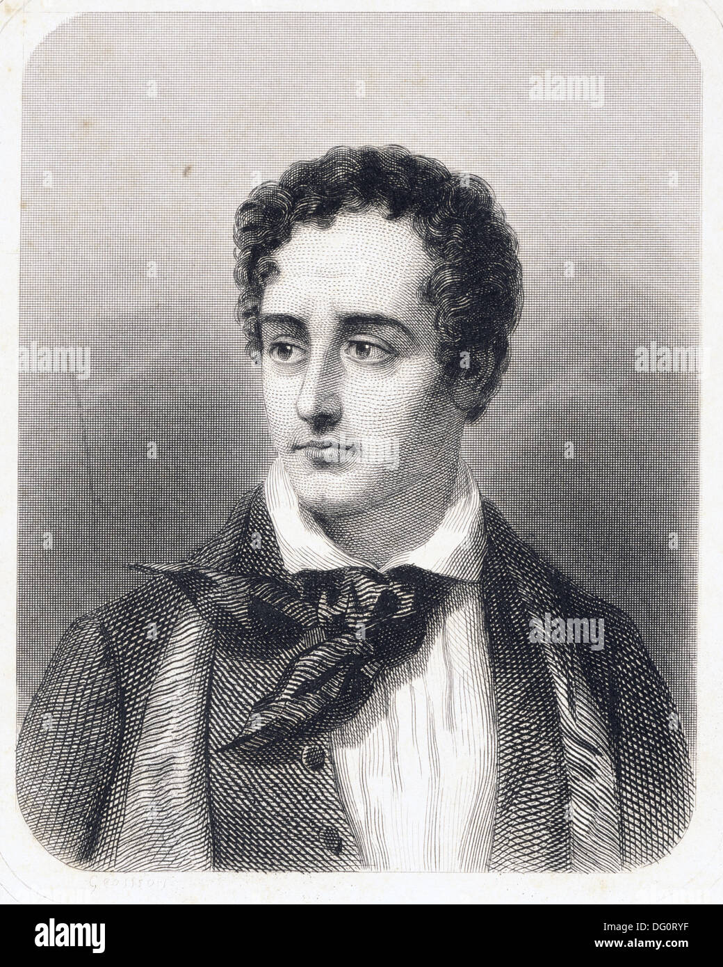 George byron lord byron illustration hi-res stock photography and ...