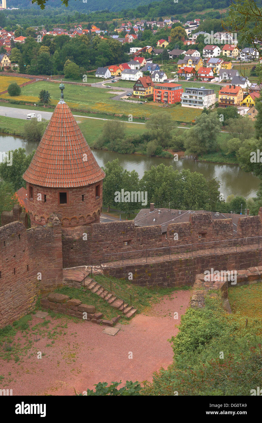 Wertheim, Wertheim castle, Main River, Main-Tauber, Romantische Strasse ...