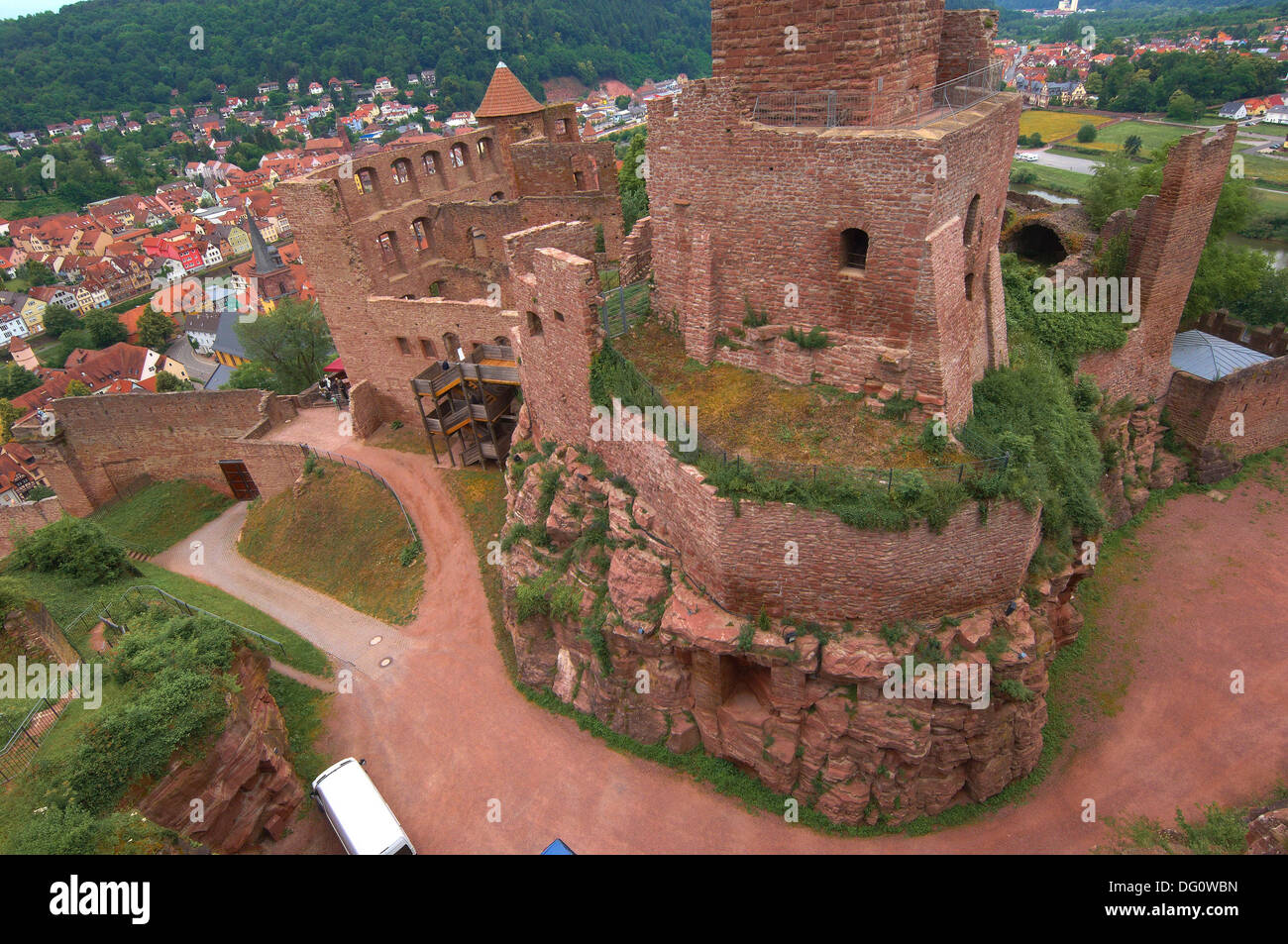 Wertheim, Wertheim castle, Main River, Main-Tauber, Romantische Strasse ...