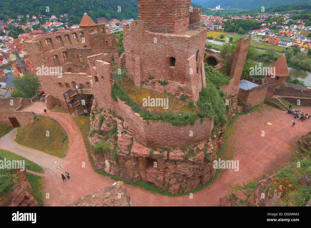 Wertheim, Wertheim castle, Main River, Main-Tauber, Romantische Strasse ...