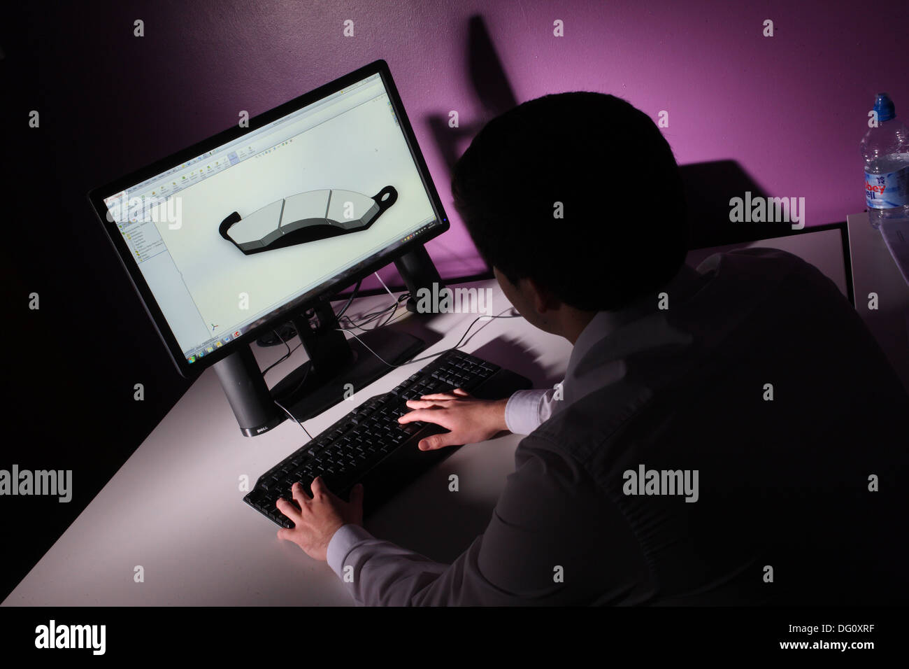 CAD computer aided design operator Stock Photo - Alamy