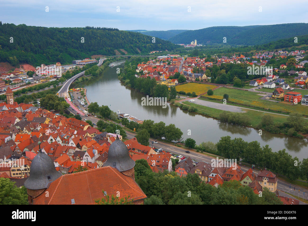 Wertheim, Main River, Main-Tauber, Romantische Strasse, Romantic Road ...