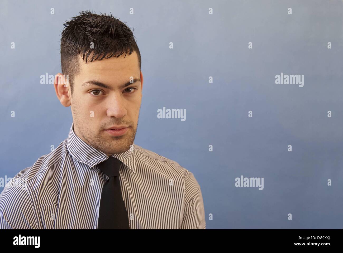 Suspicious man looking camera hi-res stock photography and images - Alamy