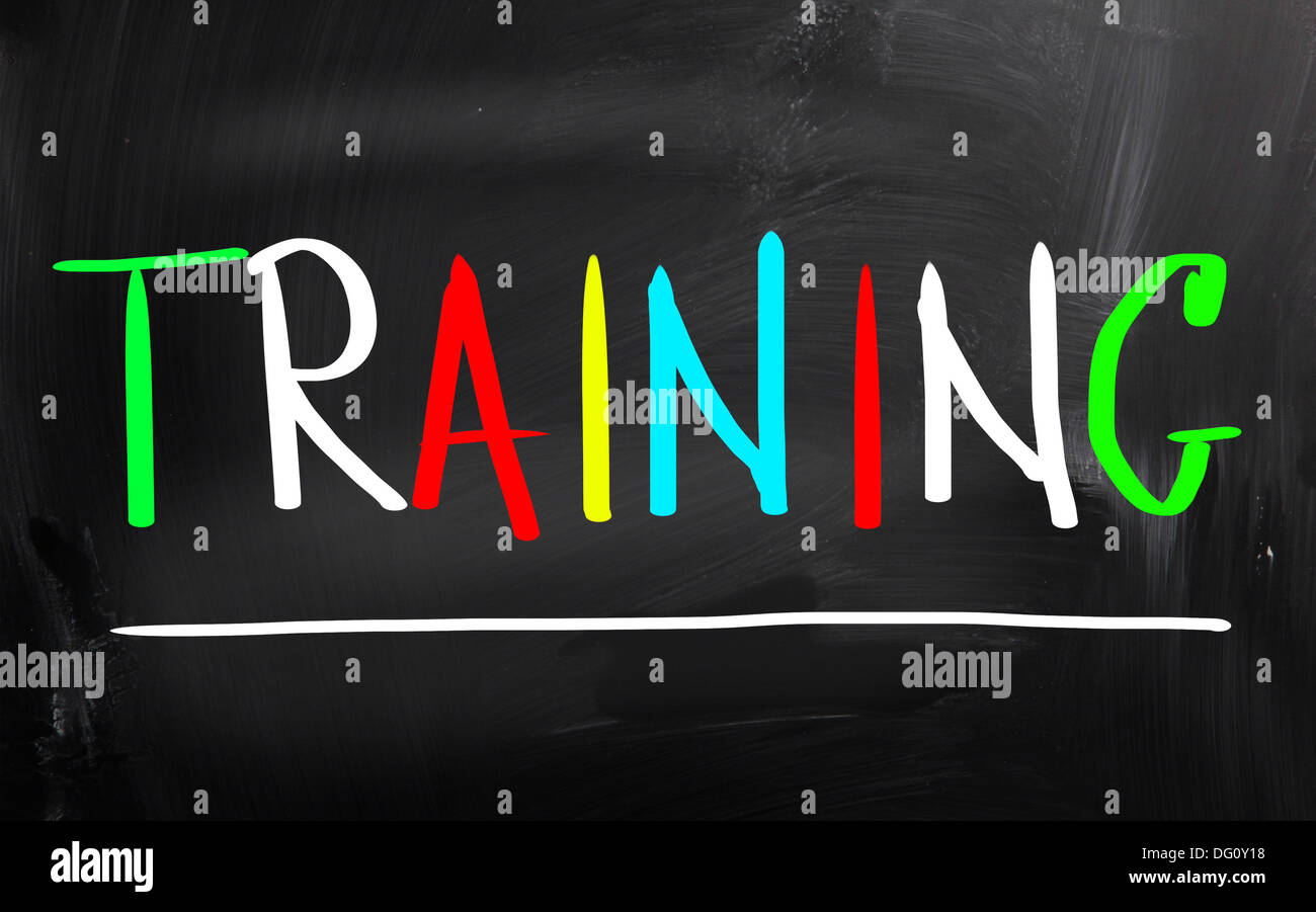 Training Time Concept Stock Photo - Alamy