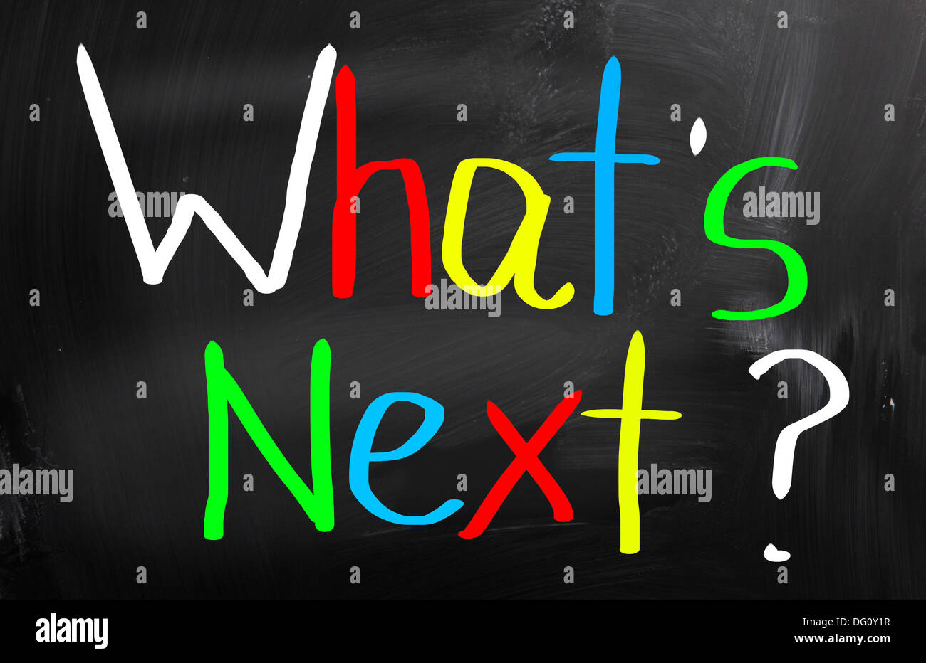 What's Next Concept Stock Photo - Alamy