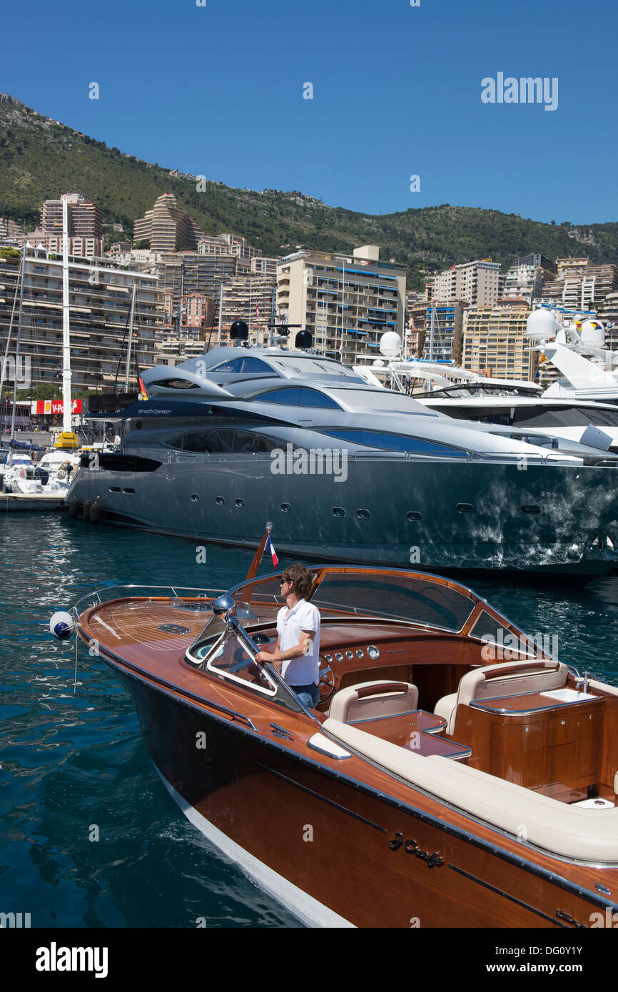 Ship, Yacht, Port, Hercule, Monaco, Monte Carlo Stock Photo - Alamy