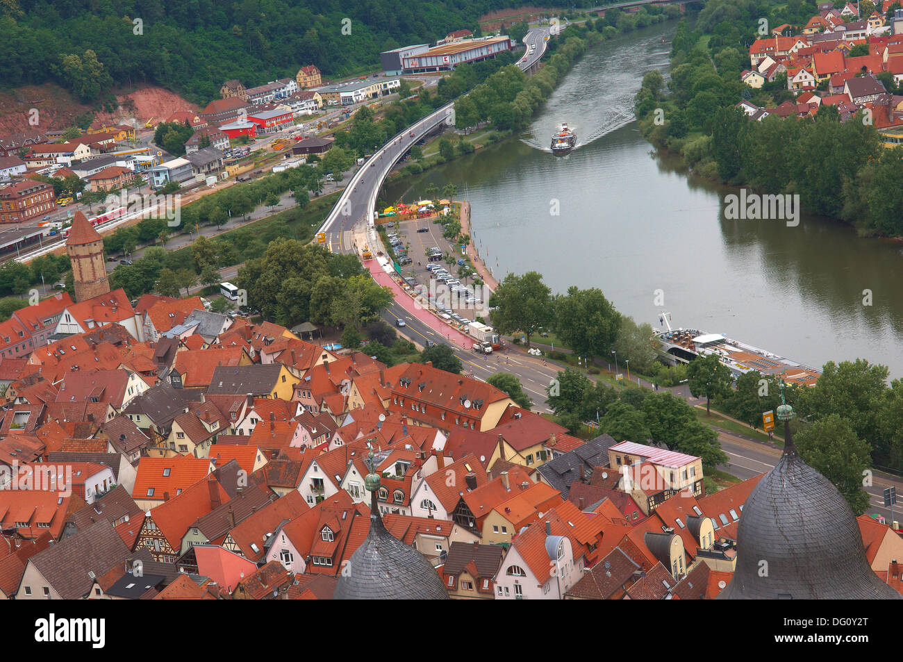Wertheim, Main River, Main-Tauber, Romantische Strasse, Romantic Road ...