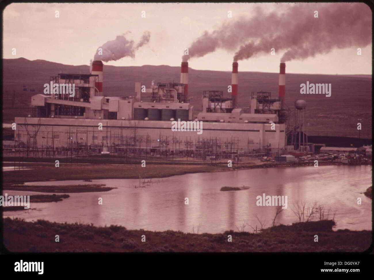 The Dave Johnston Power Plant, a key energy production facility located ...