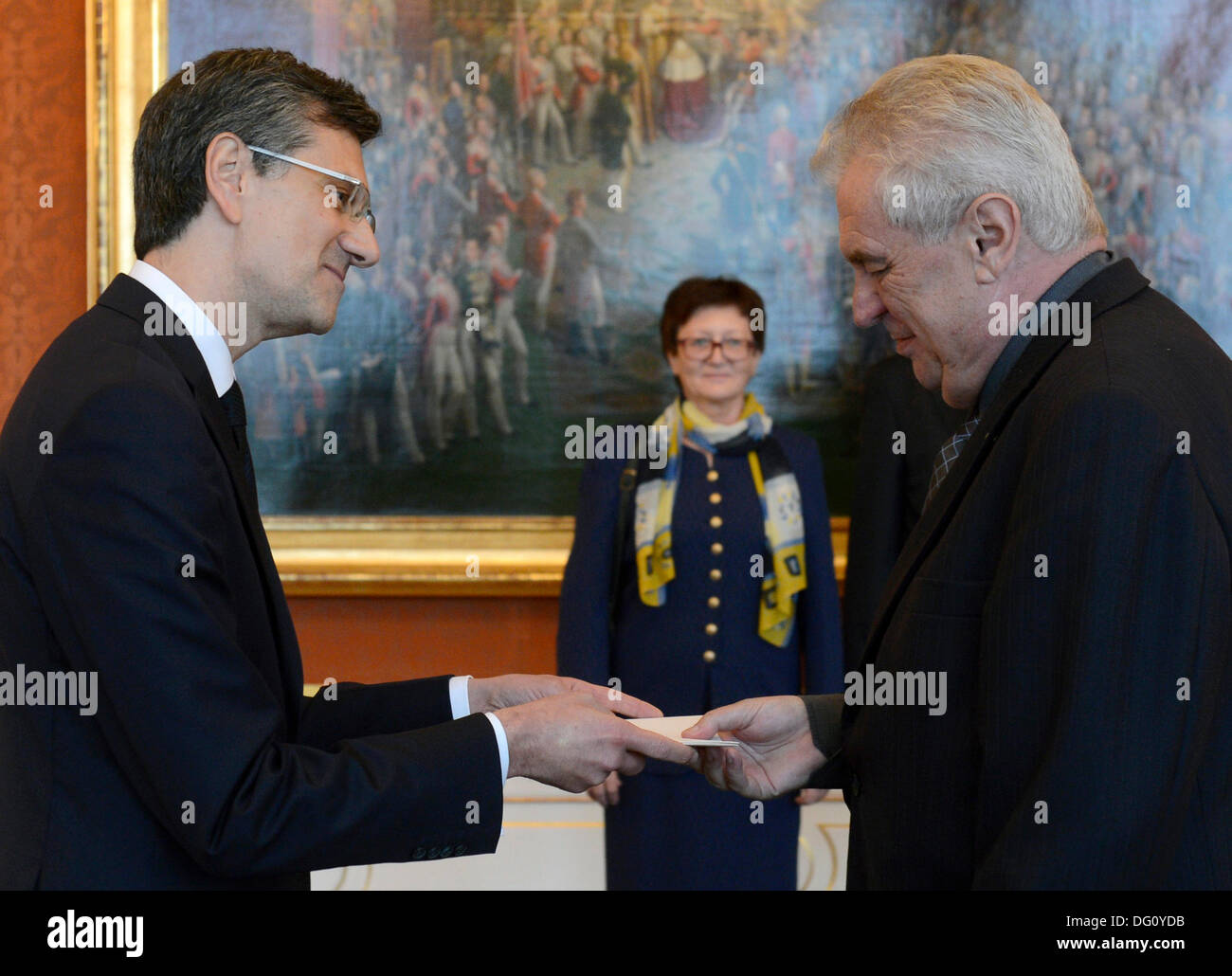 Prague, Czech Republic. 11th Oct, 2013. New French ambassador to the ...