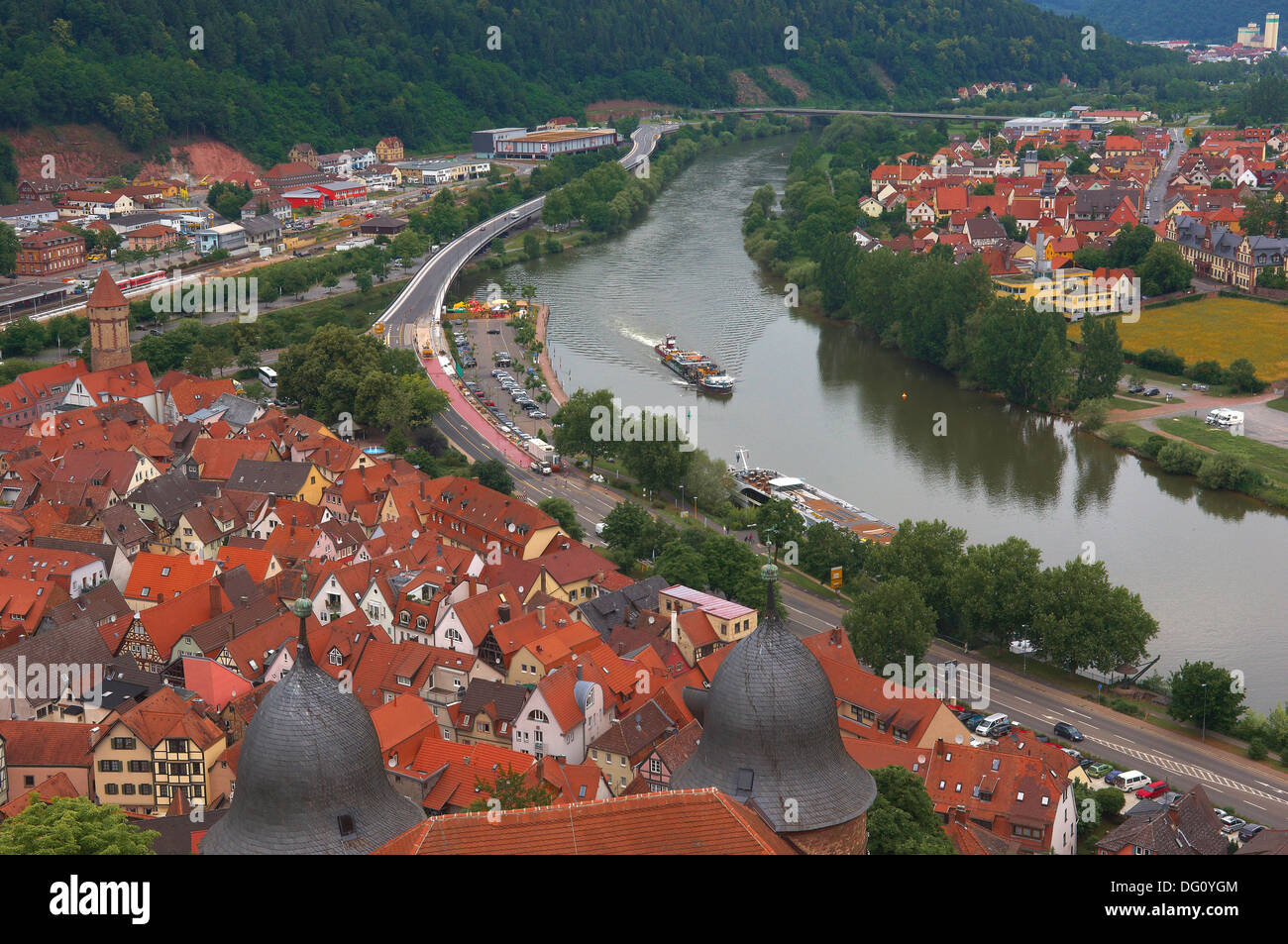 Wertheim, Main River, Main-Tauber, Romantische Strasse, Romantic Road ...