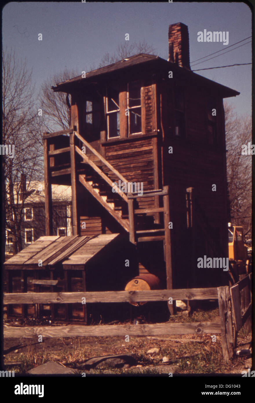 The switchhouse located at the Taunton Railroad crossing, a key ...