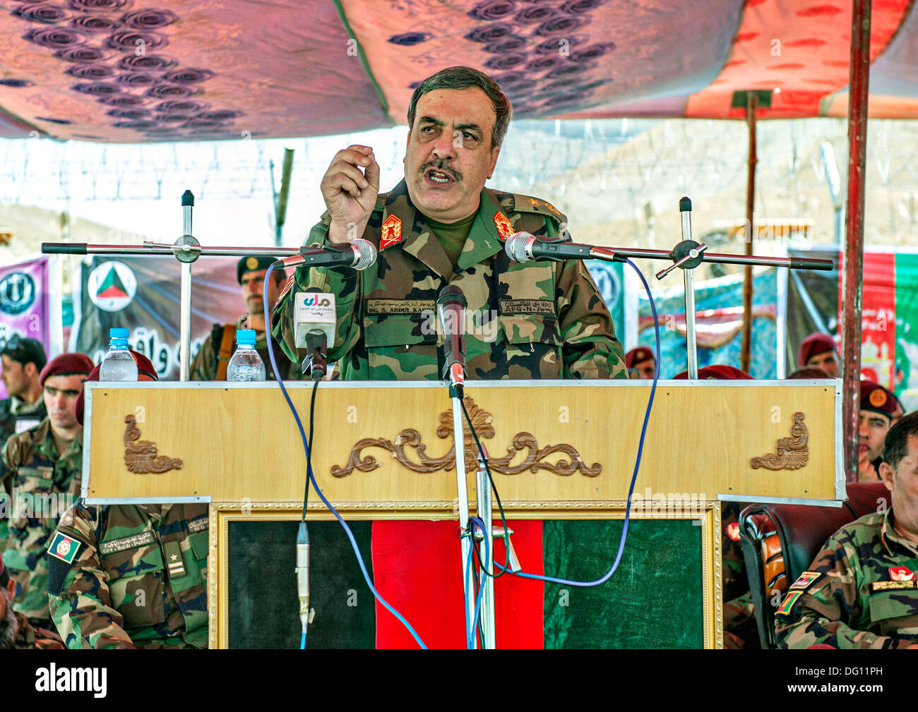 Afghan National Army Brig. Gen. Abdul Karim, the commando commander of ...