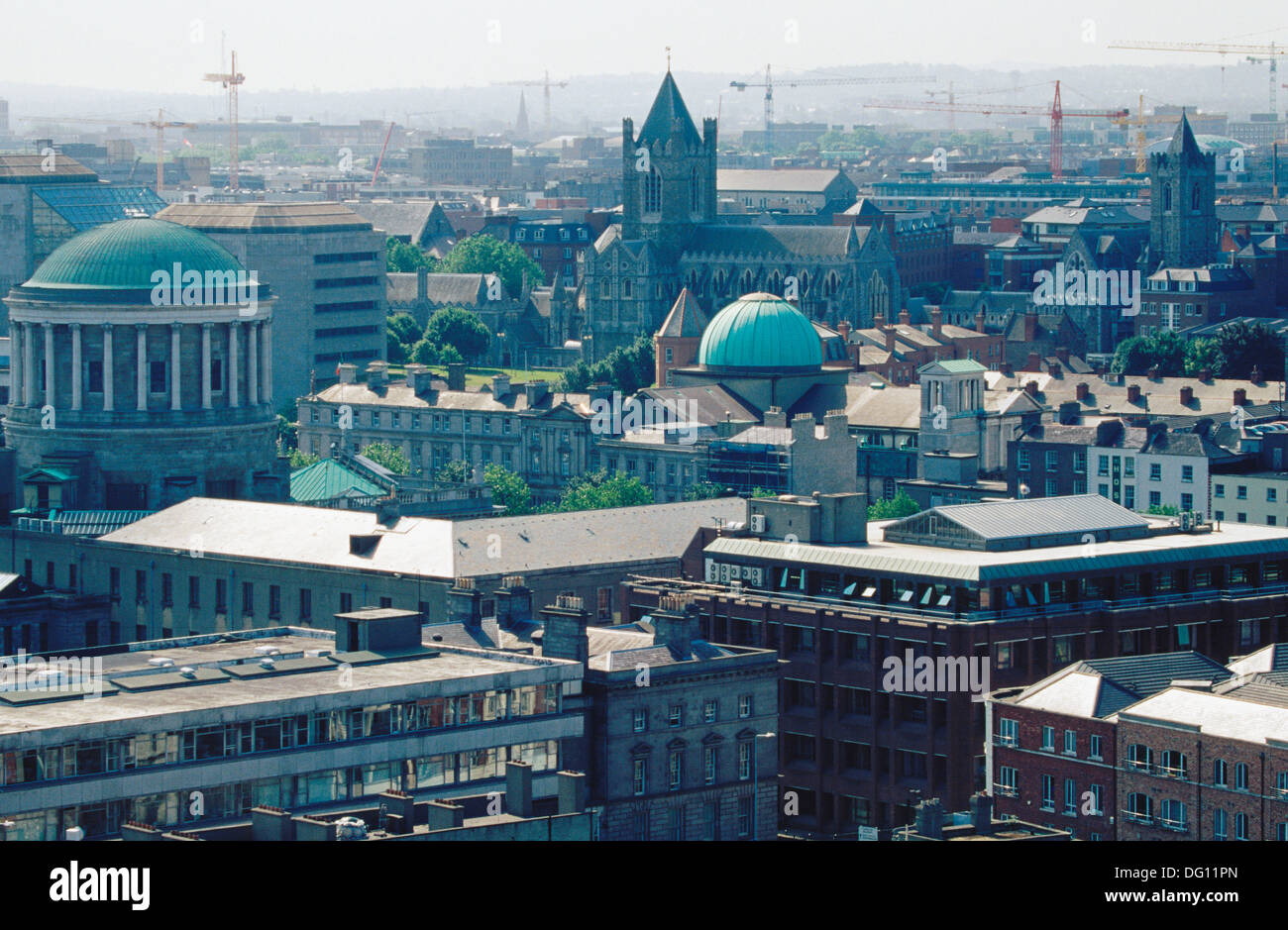 Aerial view dublin skyline hi-res stock photography and images - Alamy