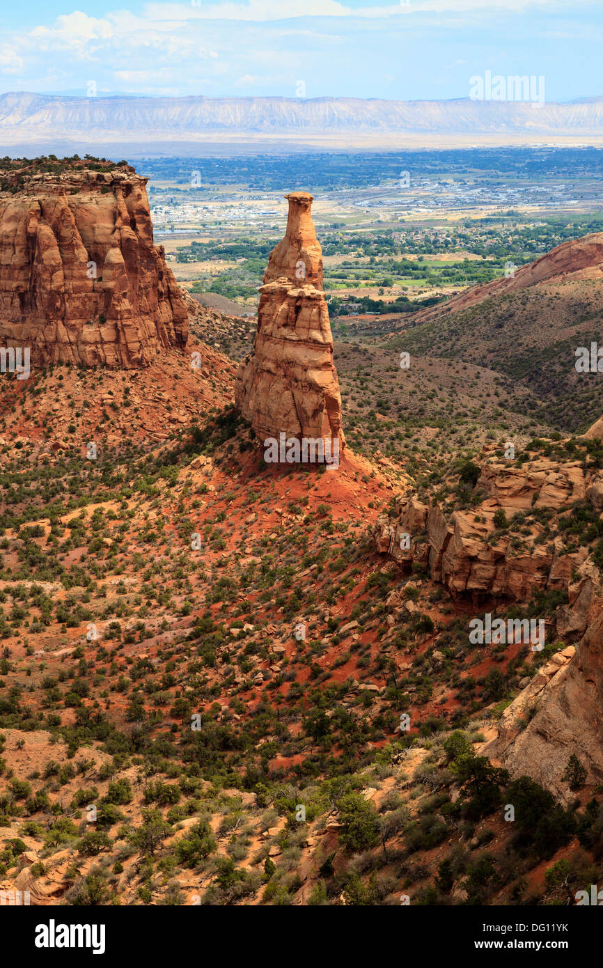 View of Monument Canyon at Colorado National Monument, Colorado, USA ...