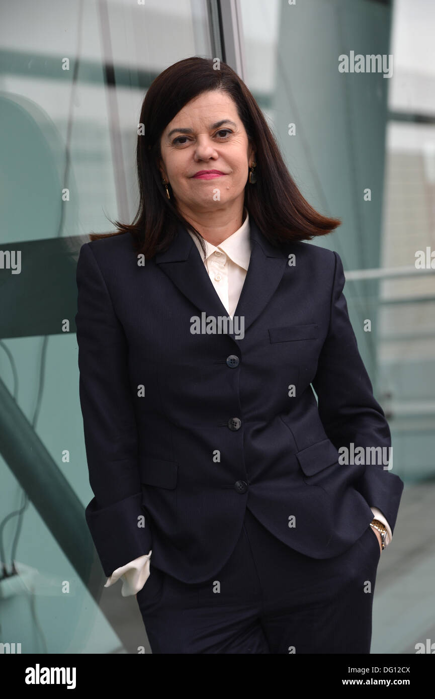 Frankfurt Main, Germany. 11th Oct, 2013. Brazilian author Patricia Melo ...