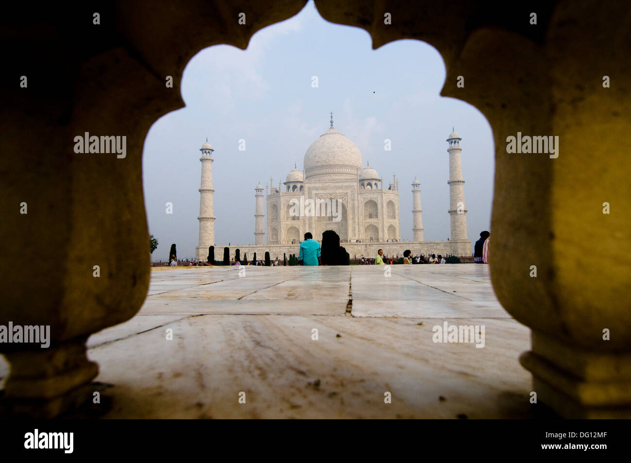 A unique view of the Taj Mahal Stock Photo - Alamy
