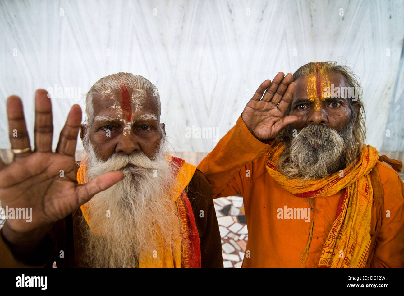 Saddhu hand hi-res stock photography and images - Alamy